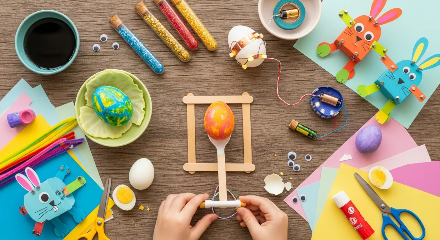 Fun & Easy Kids Easter Crafts for STEM-sational Family Bonding! | I'm ...