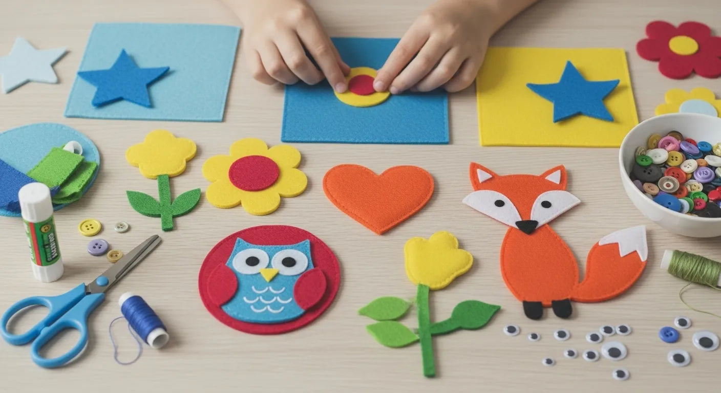 Fun Felt Craft Ideas for Kids: Easy Creations! | I'm the Chef Too