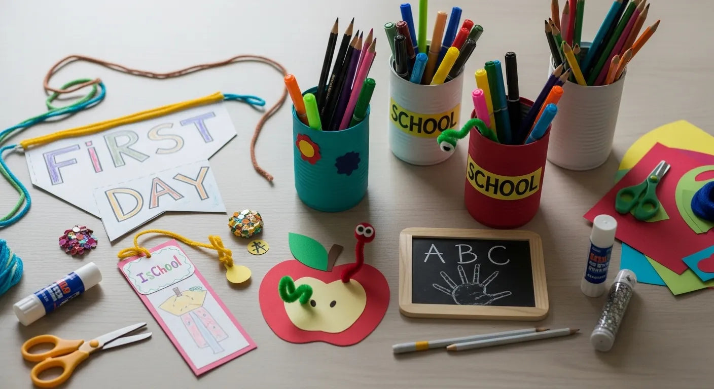 Sparking Joy & Learning: Engaging First Day of School Crafts for Kids ...
