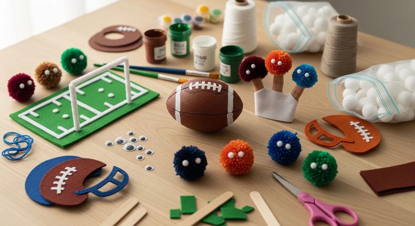 Football Fun: Creative Craft Ideas for Kids to Tackle Game Day | I'm ...