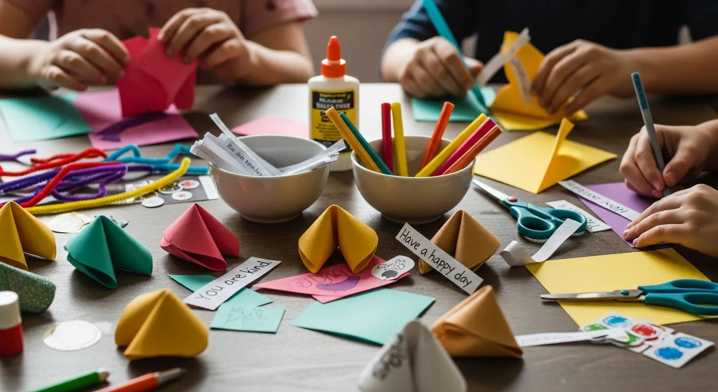 Fun Fortune Cookie Craft for Kids: Messages & Memories | I'm the Chef Too