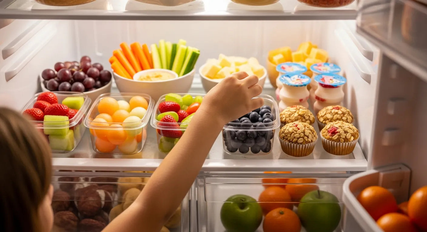 Fun Healthy Fridge Snacks for Kids | I'm the Chef Too