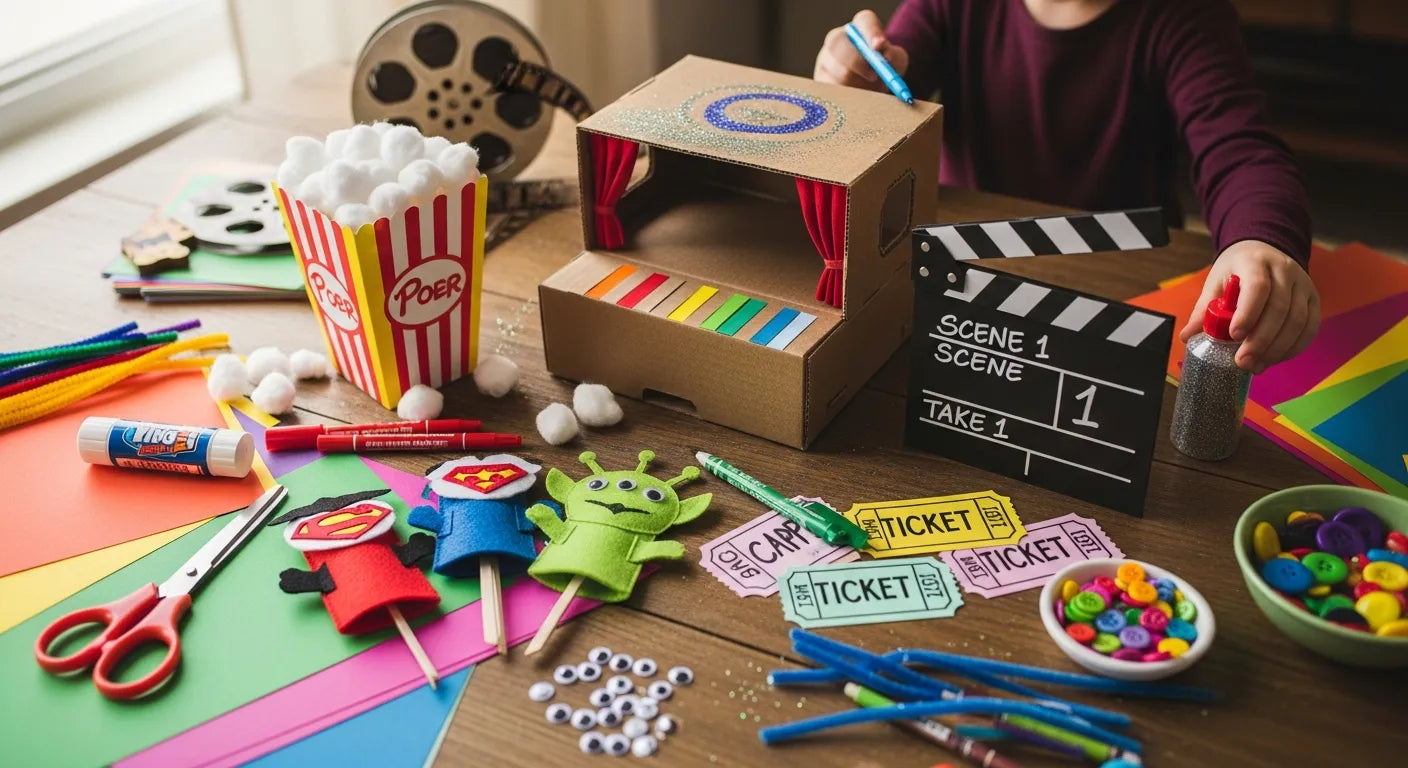 Fun Movie Crafts for Kids & Family Film Nights | I'm the Chef Too