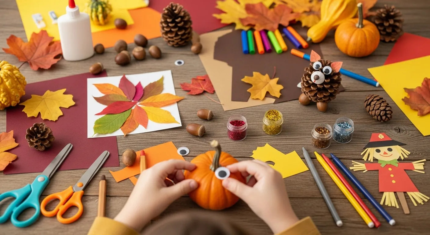 Fun October Crafts for Kids: Creative Fall Adventures | I'm the Chef Too