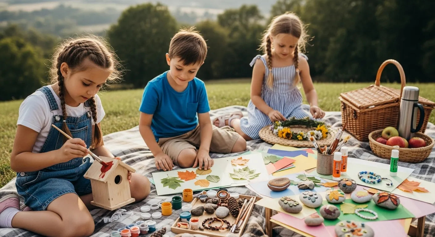 Fun Picnic Crafts for Kids: Creative Outdoor Adventures | I'm the Chef Too