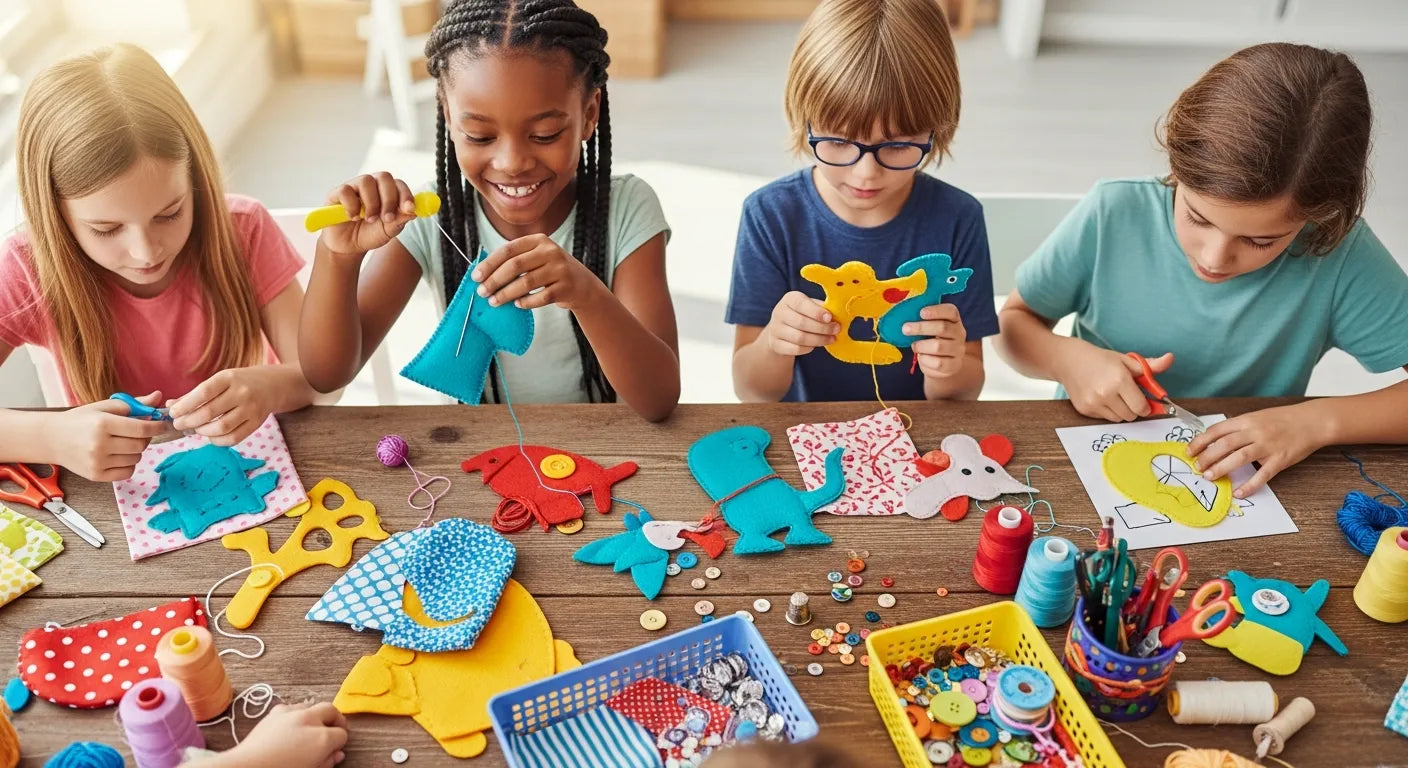 Fun Sewing Crafts for Kids: Stitching Creativity & Skills | I'm the ...