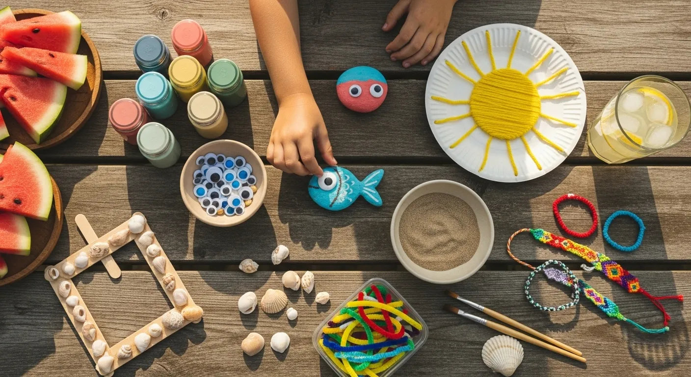 Fun Summer Party Crafts for Kids | I'm the Chef Too