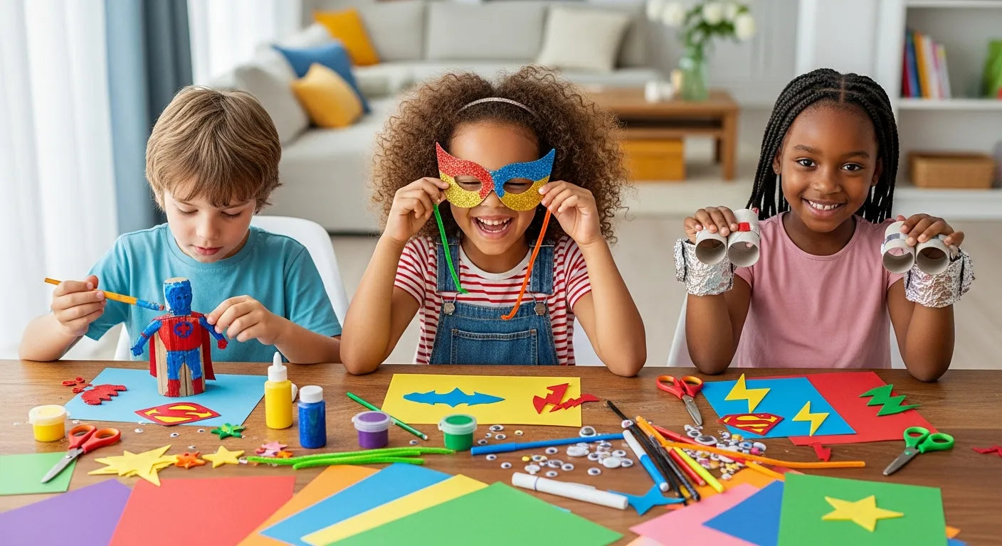Fun Superhero Crafts for Kids: Empowering Young Heroes | I'm the Chef Too