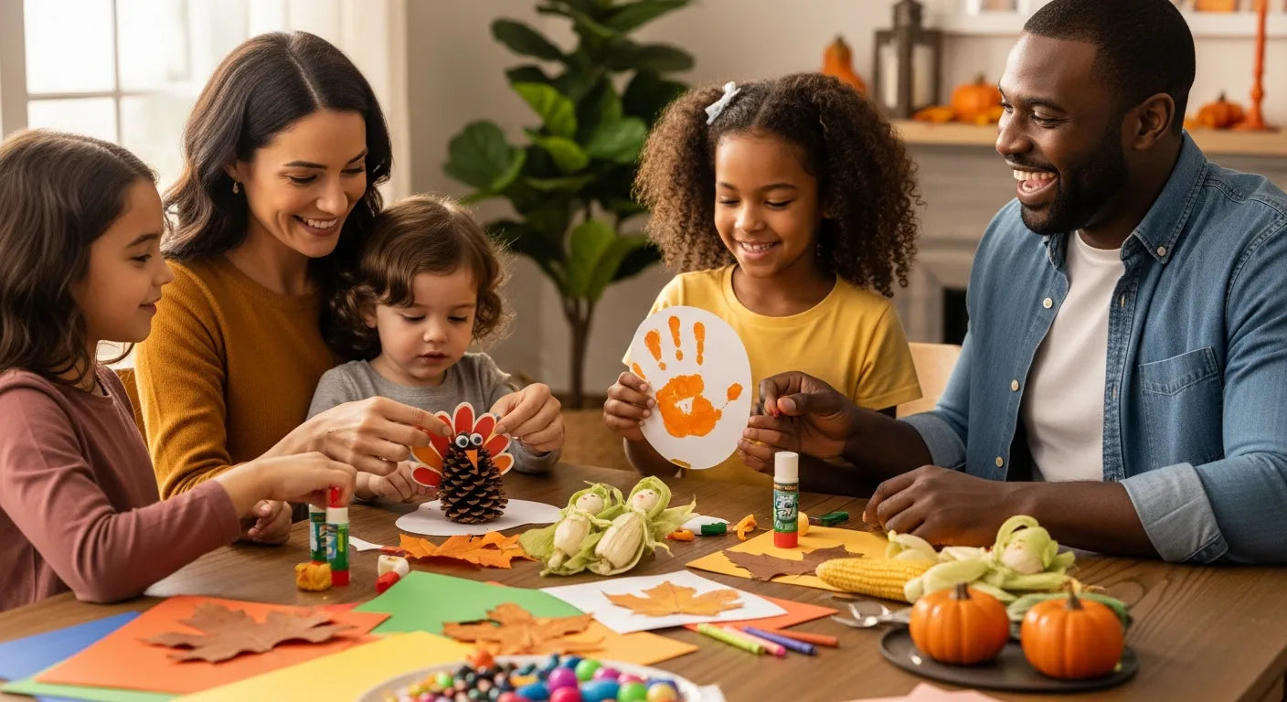 Fun Thanksgiving Crafts for Kids & Family Bonding | I'm the Chef Too