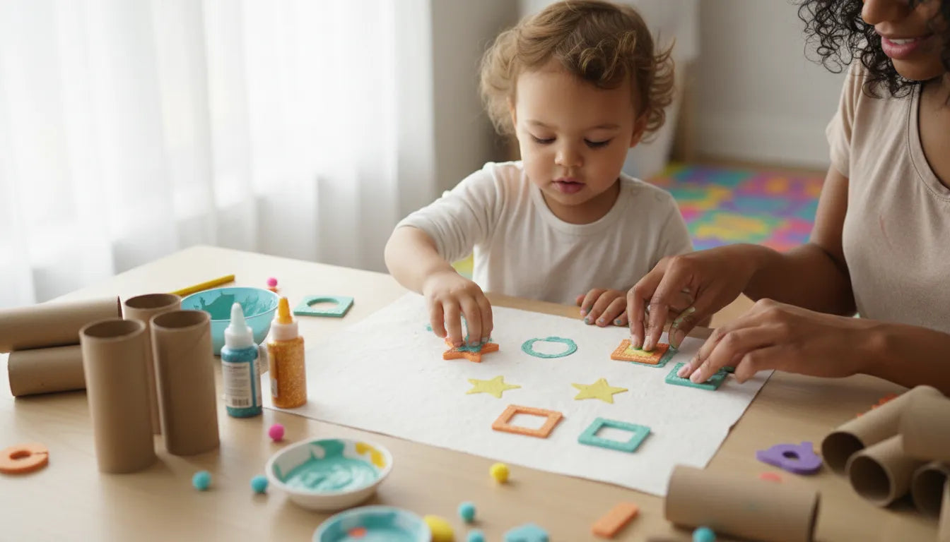 Fun Toddler Crafts with Toilet Paper Rolls for Learning | I'm the Chef Too