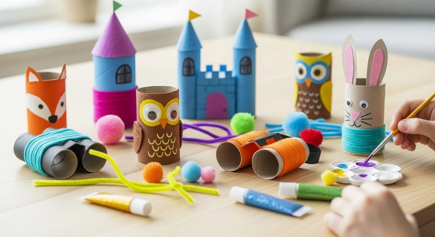 Fun Toilet Paper Roll Crafts for Kids | I'm the Chef Too
