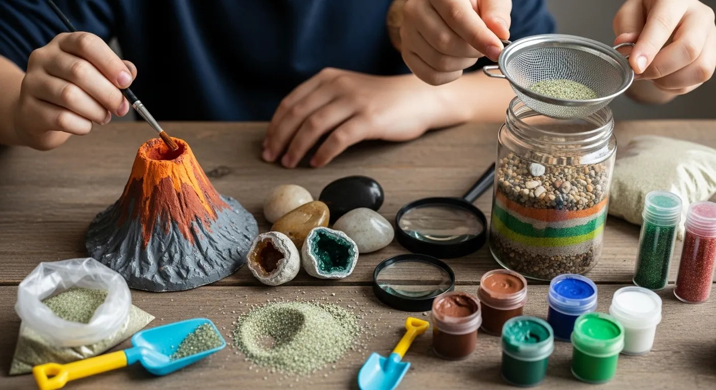 Geology Crafts for Kids: Earthy Adventures at Home | I'm the Chef Too