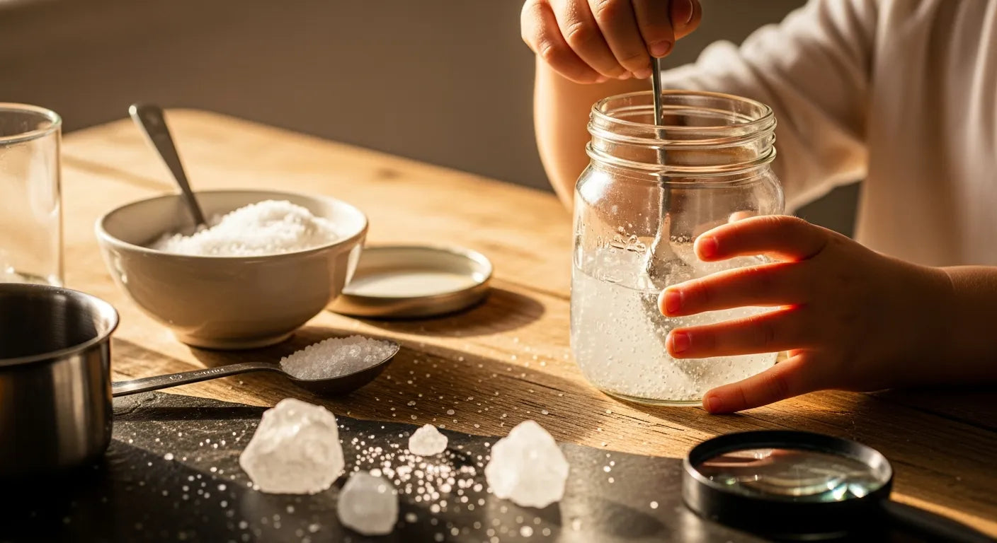 Growing Salt Crystals: A Fun Kids' STEM Experiment | I'm the Chef Too