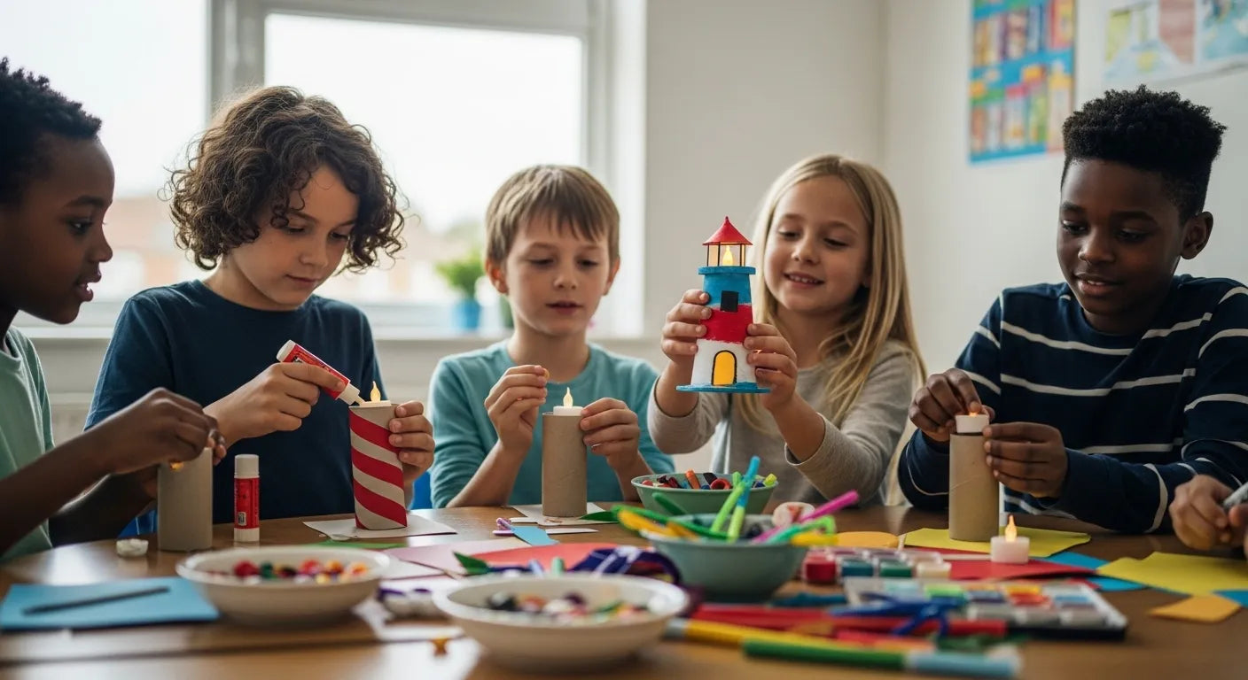 Guiding Lights: Crafting Fun with Lighthouse Projects for Kids | I'm ...