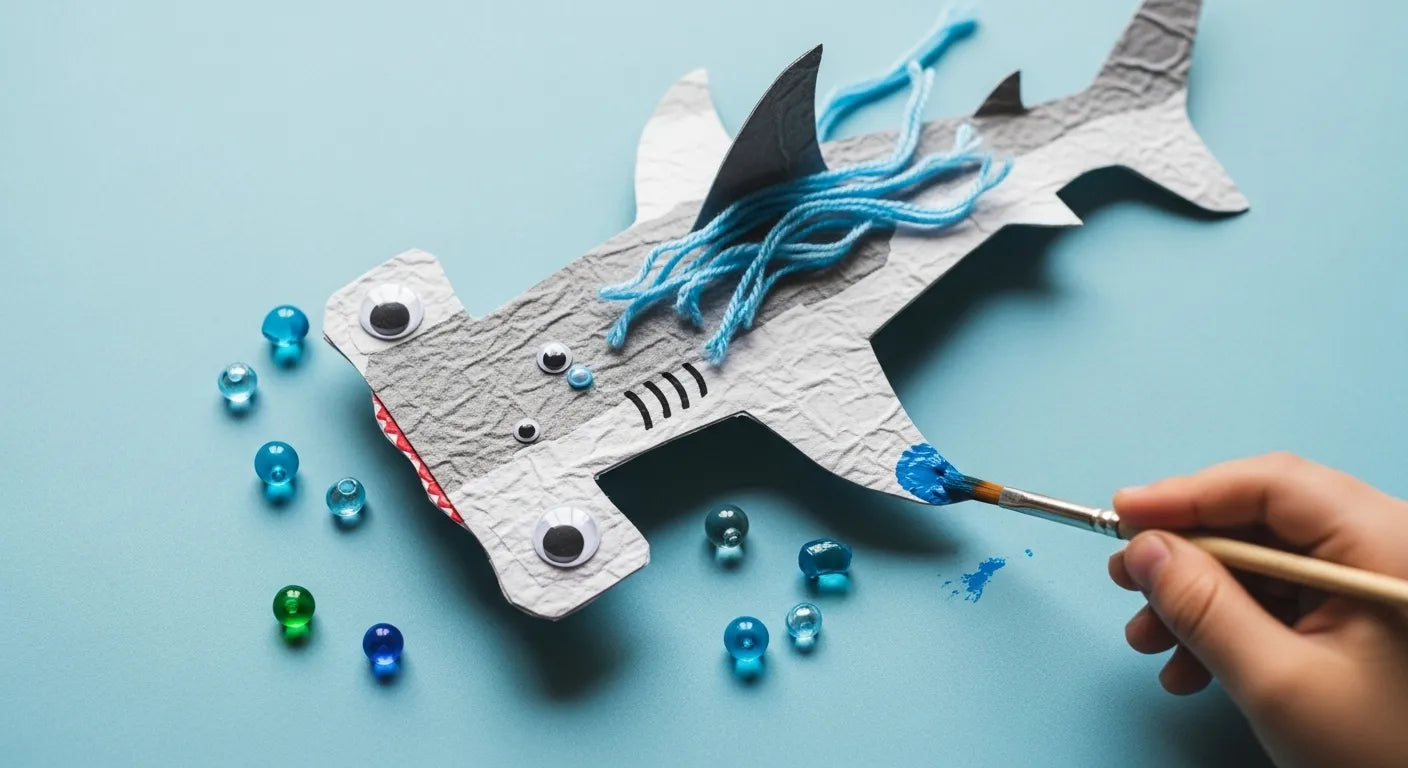 Hammerhead Shark Craft for Kids: Dive Into DIY Ocean Adventures | I'm ...