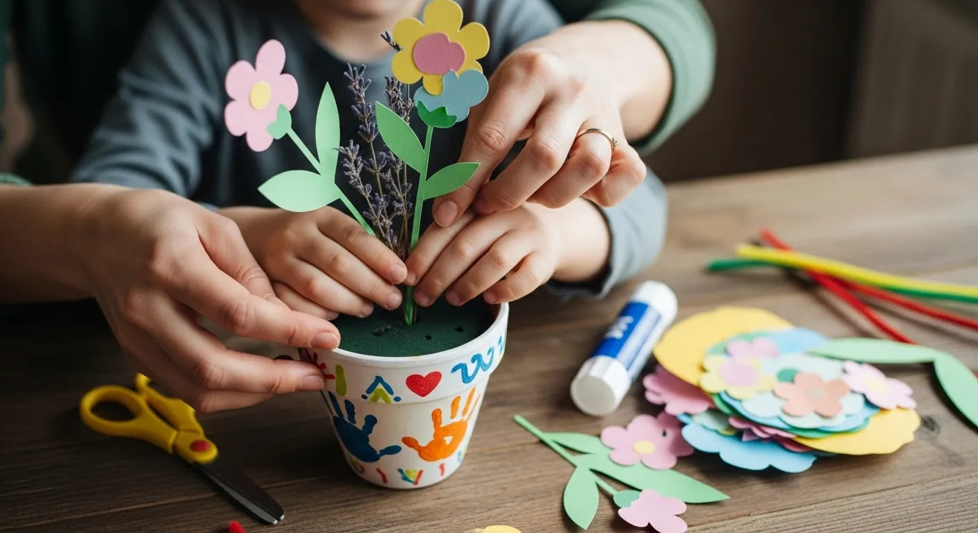 Handmade Blooms: A Mother's Day Flower Pot Craft for Kids | I'm the ...