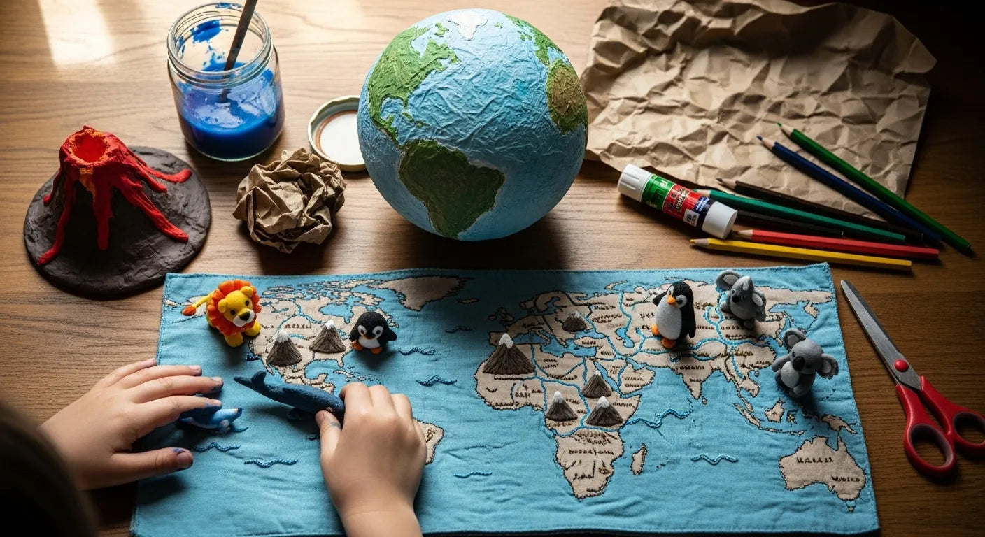 Hands-On Geography: Creative Crafts for Kids | I'm the Chef Too