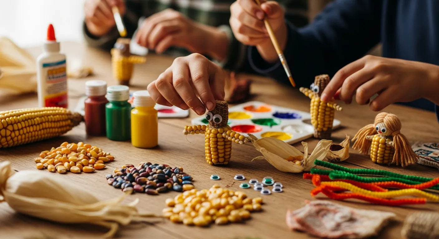 Harvest Fun: Creative Corn Crafts for Kids | I'm the Chef Too