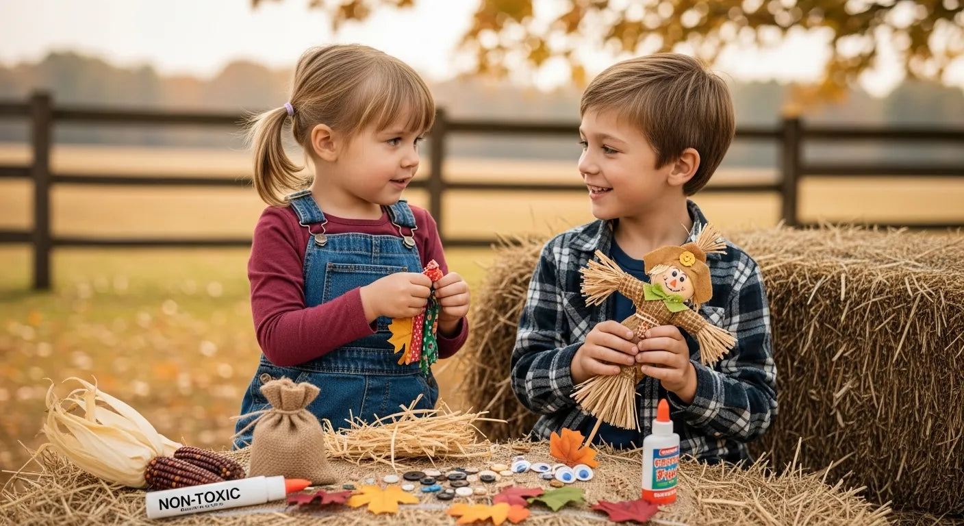Harvest Fun: Easy Scarecrow Kids Craft Adventures | I'm the Chef Too