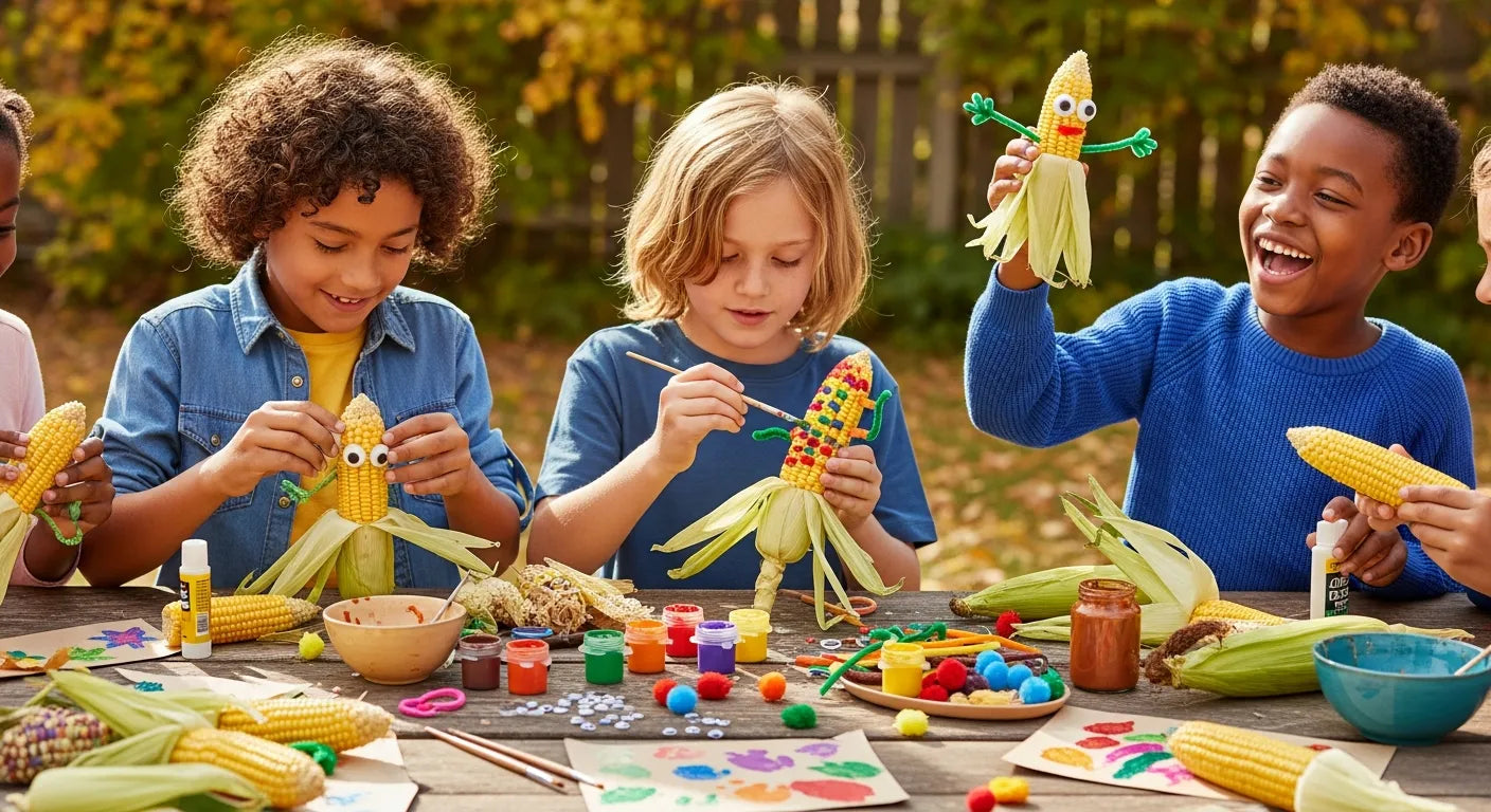 Harvest Fun: Engaging Corn on the Cob Crafts for Kids | I'm the Chef Too