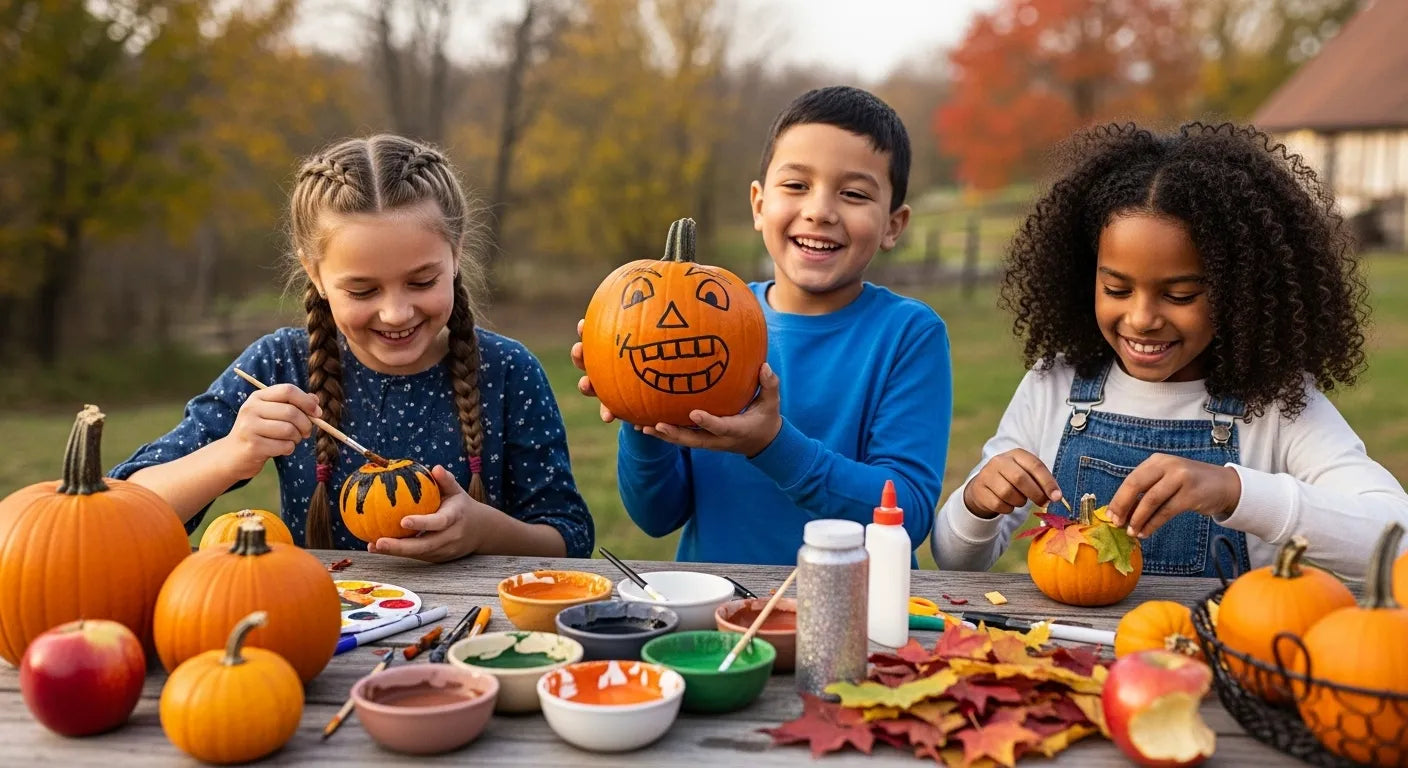 Harvest Joy: Engaging Kids Pumpkin Crafts | I'm the Chef Too
