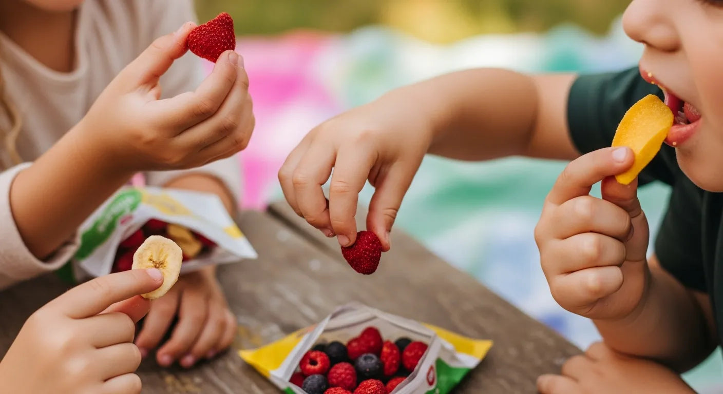 Healthy & Fun Freeze Dried Fruit Snacks for Kids | I'm the Chef Too