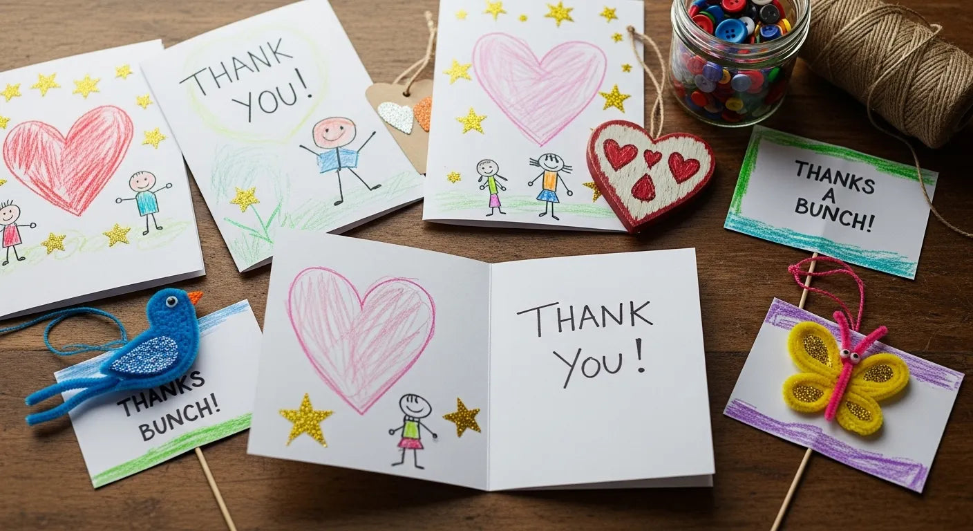 Creative Thank You Crafts for Kids to Express Gratitude