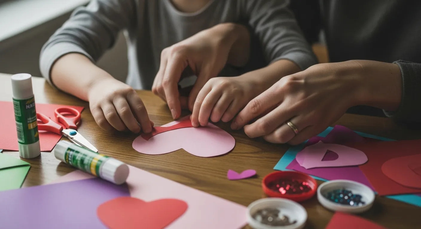 Heartfelt Fun: Easy Heart Craft for Kids & Family Bonding | I'm the ...
