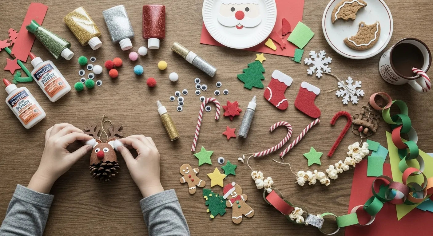 Holiday Party Crafts for Kids: Easy & Festive Fun | I'm the Chef Too