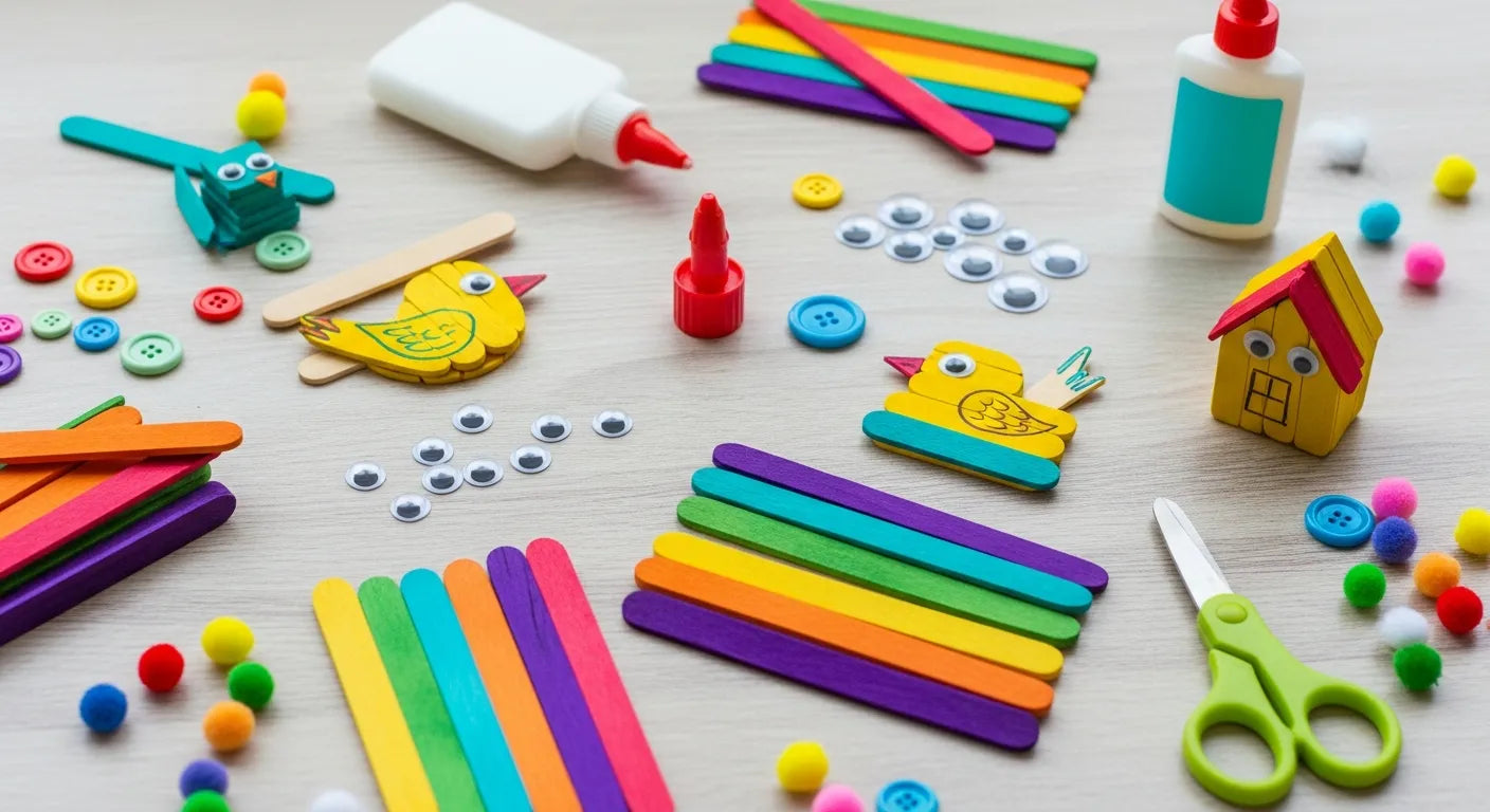 Ignite Creativity: Popsicle Stick Crafts for Kids | I'm the Chef Too