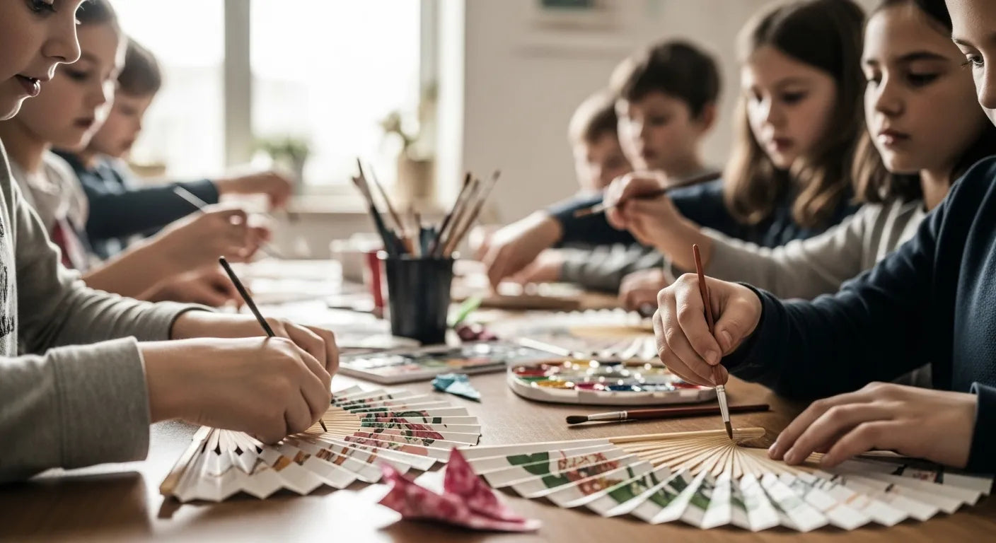 Japanese Fan Craft for Kids: A Cultural Journey of Creativity | I'm the ...