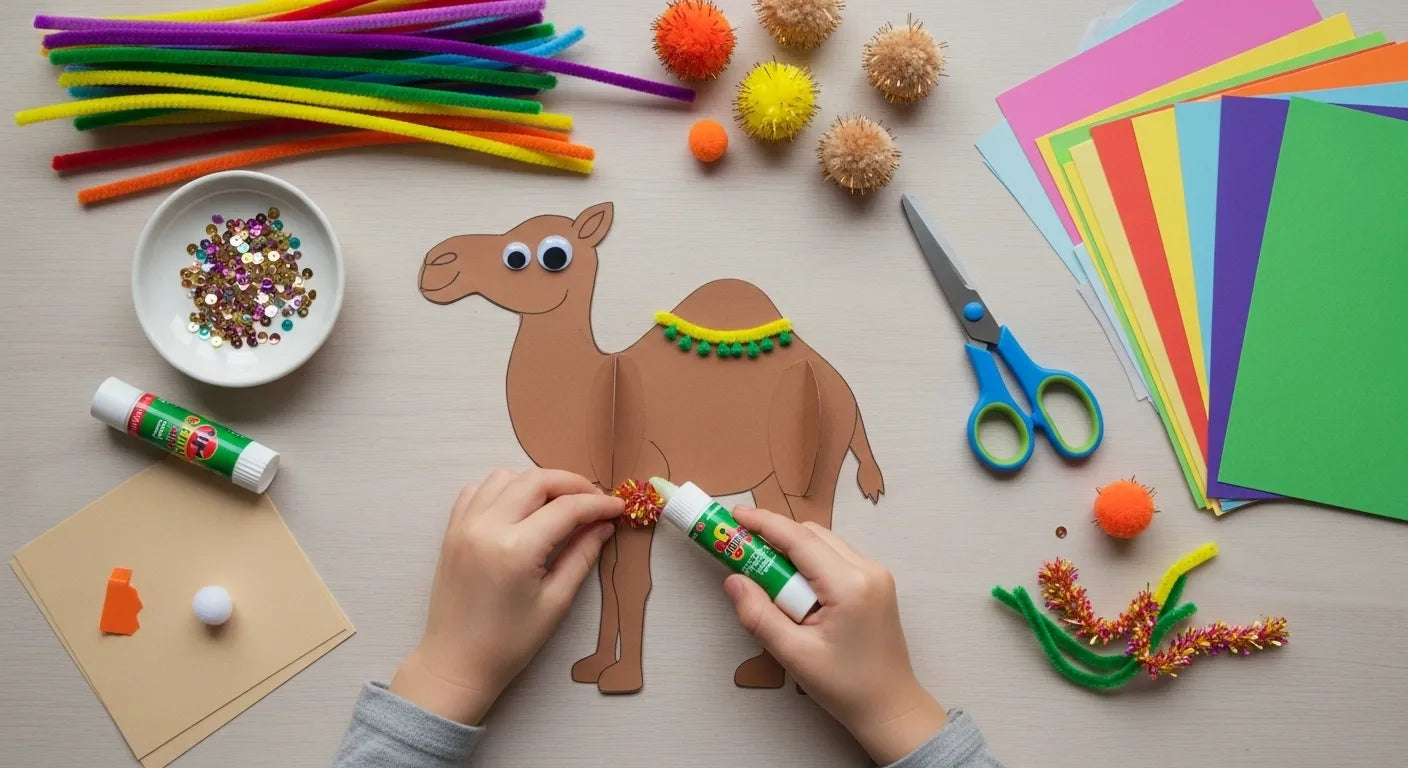 Journey to Creativity: Engaging Camel Craft for Kids | I'm the Chef Too