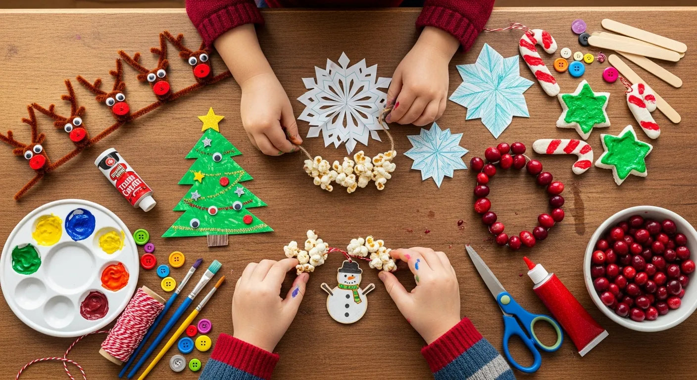 Joyful Homemade Christmas Crafts for Kids | I'm the Chef Too