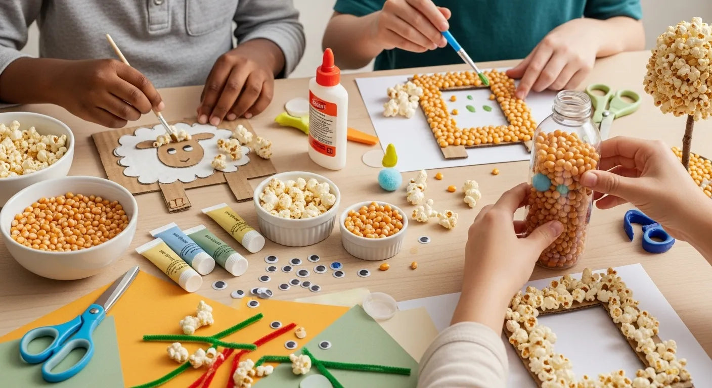 Kernel of Fun: Engaging Popcorn Craft for Kids | I'm the Chef Too