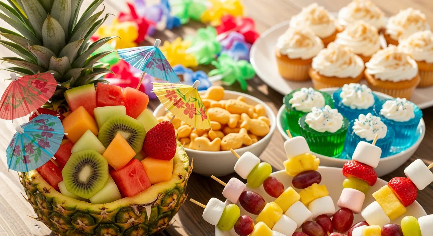 Kid-Friendly Luau Snacks: Easy Tropical Treats | I'm the Chef Too