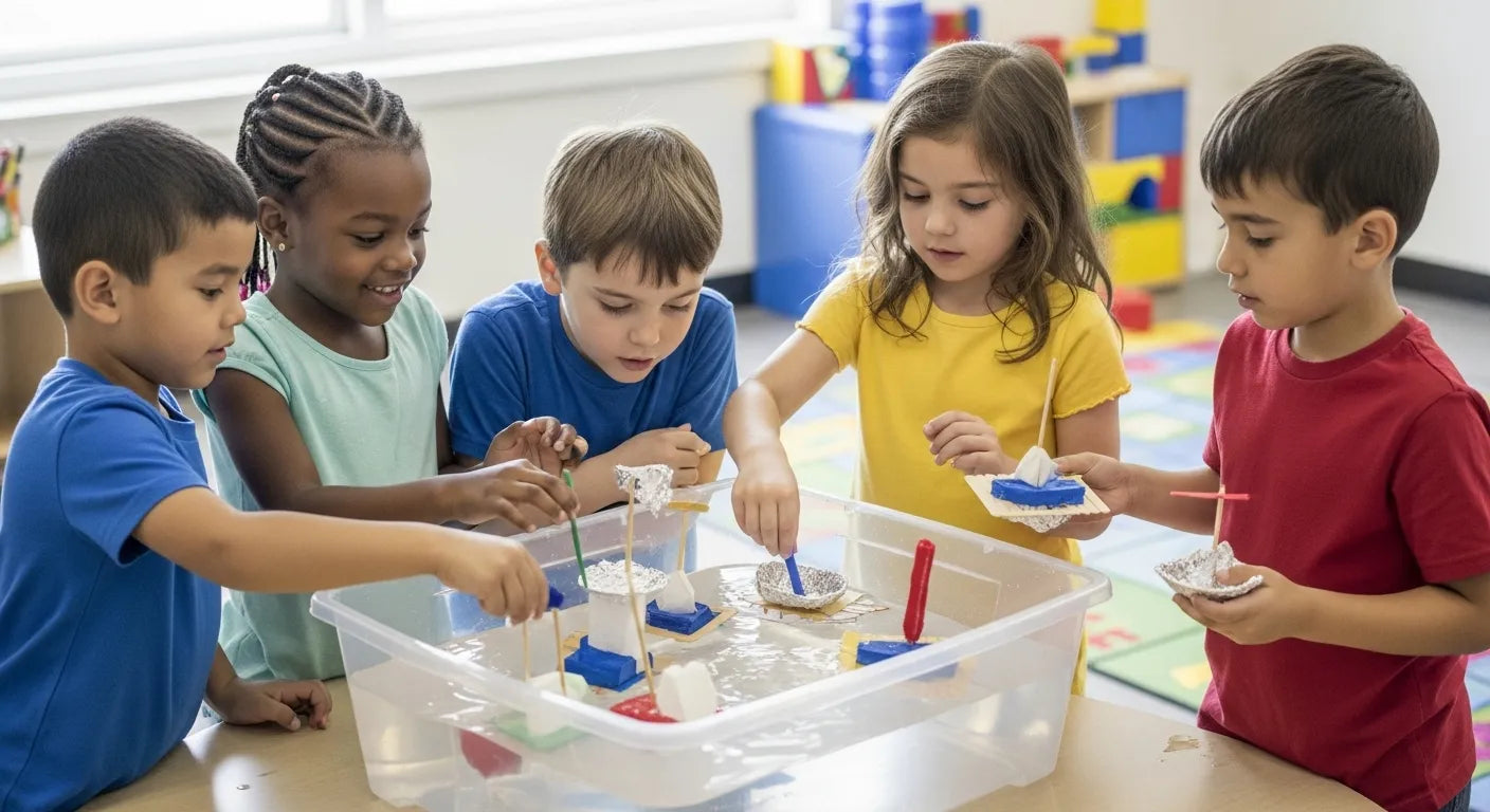 Kindergarten STEM Boat Challenge: Float & Learn Fun | I'm the Chef Too