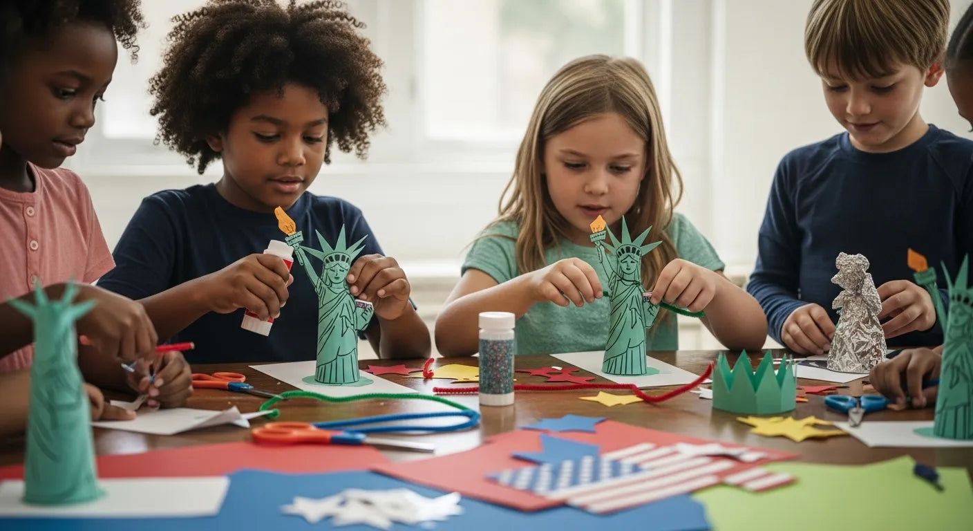 Lady Liberty Crafts for Kids: Igniting Patriotism & Creativity | I'm ...