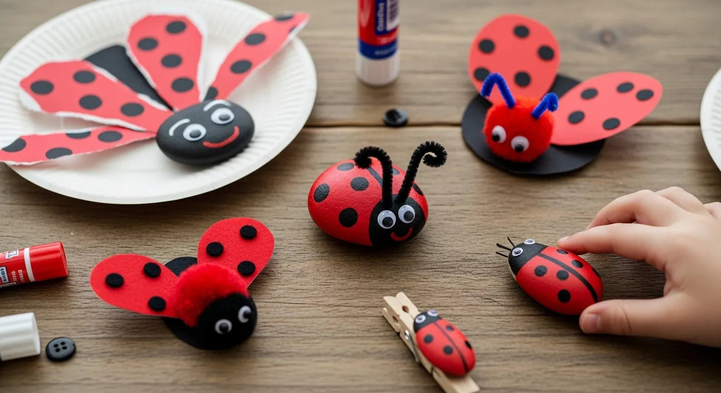 Ladybug Crafts for Kids: Creative Critter Fun | I'm the Chef Too