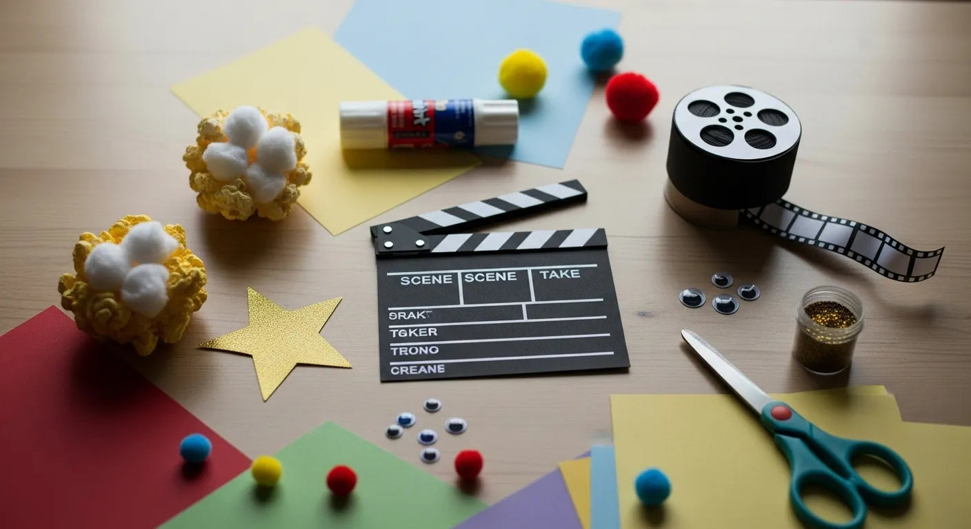 Lights, Camera, Craft! Engaging Movie Themed Crafts for Kids | I'm the ...