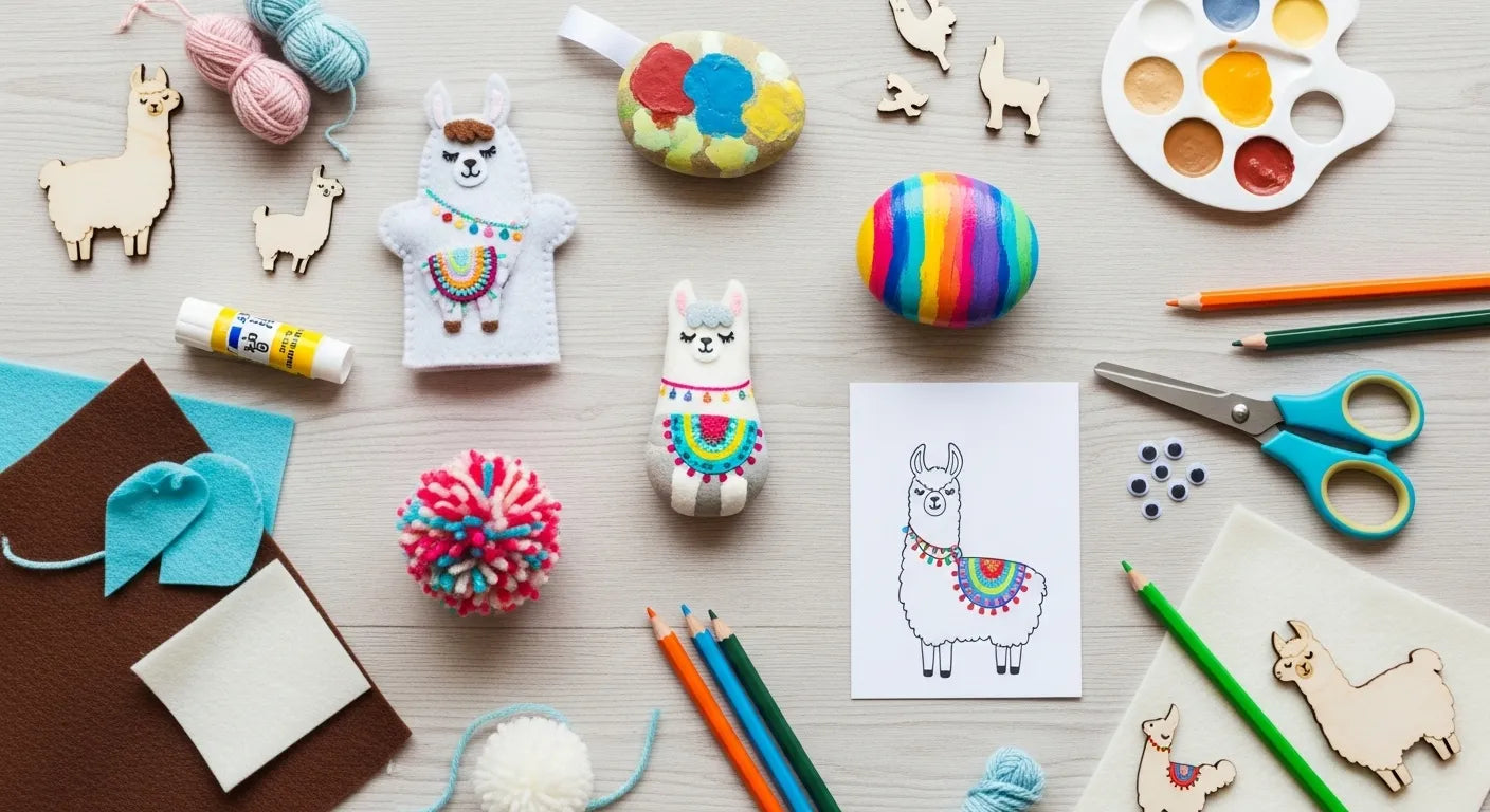 Llama Crafts for Kids: Whimsical DIY Fun | I'm the Chef Too
