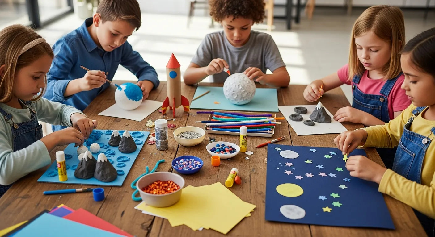 Lunar Adventures: Engaging Moon Crafts for Kids That Spark STEM ...