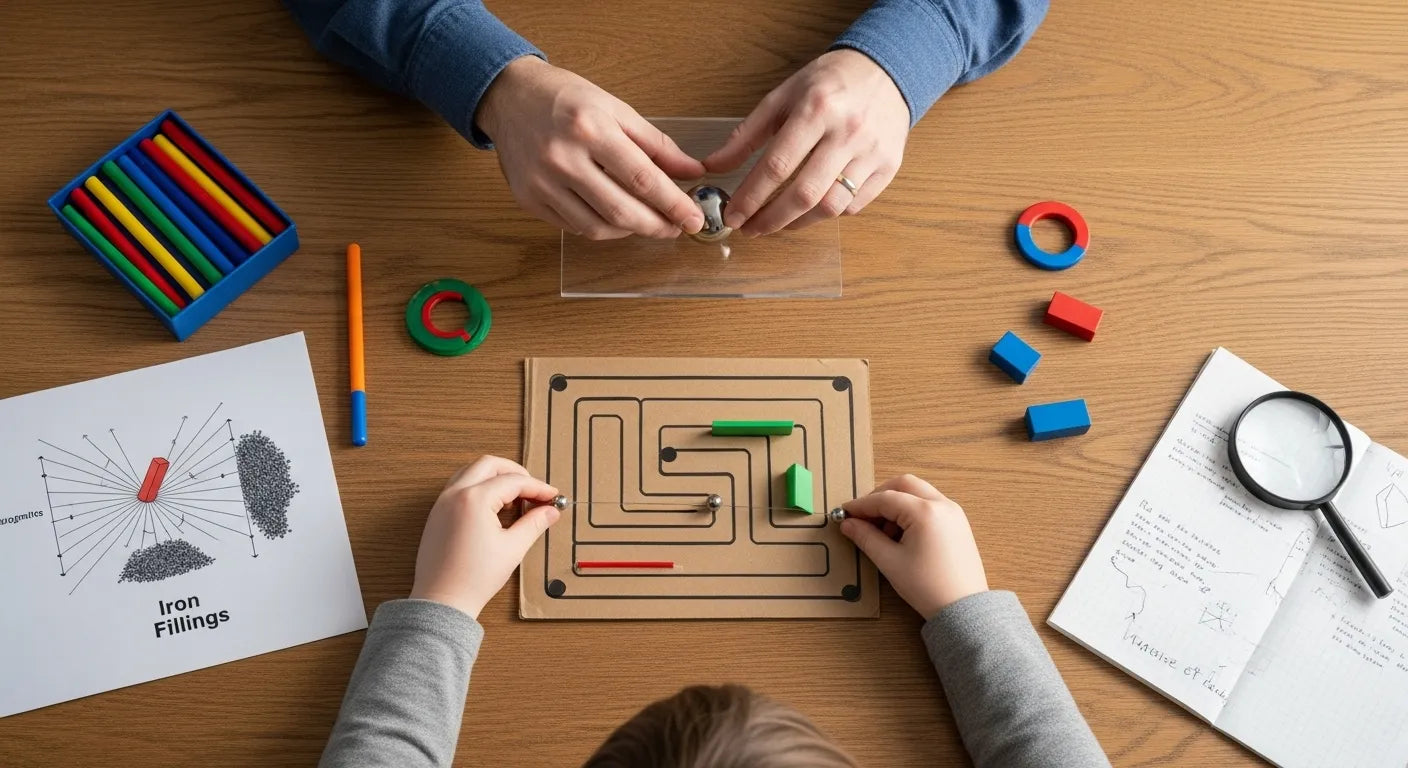 Magnetic Maze STEM Challenge: Build & Explore Invisible Forces | I'm ...