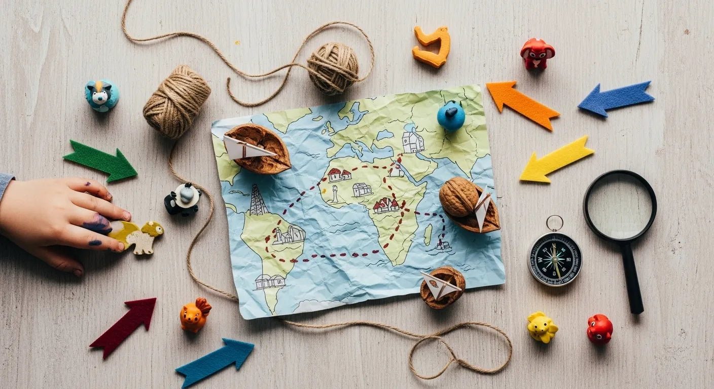 Map Crafts for Kids: Charting Adventures & Learning | I'm the Chef Too