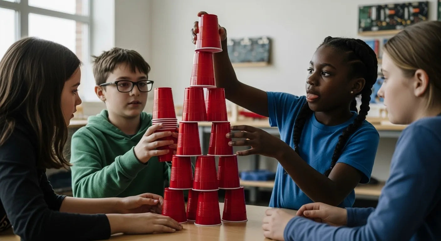 Mastering the STEM Cup Tower Challenge | I'm the Chef Too