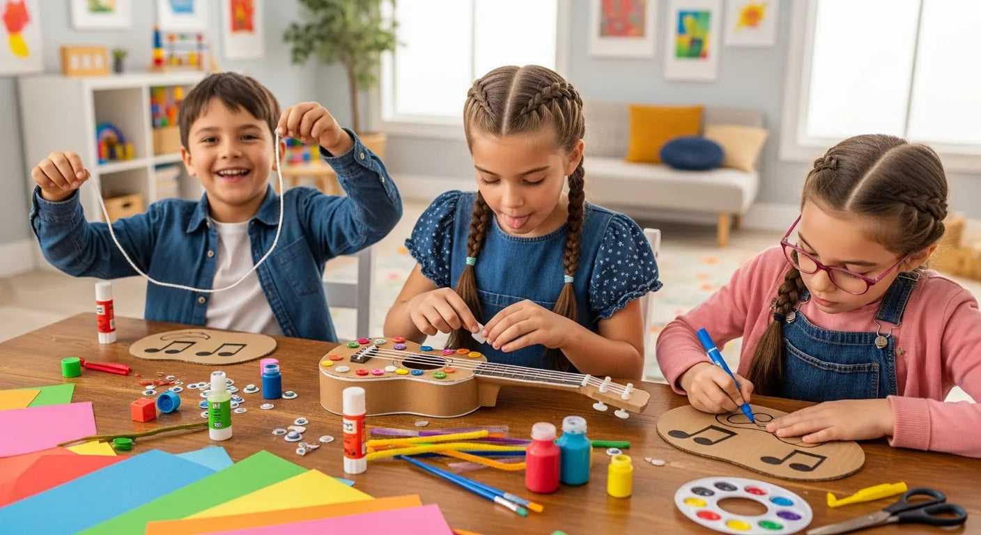 Melodies & Makers: A Fun Ukulele Craft for Kids | I'm the Chef Too