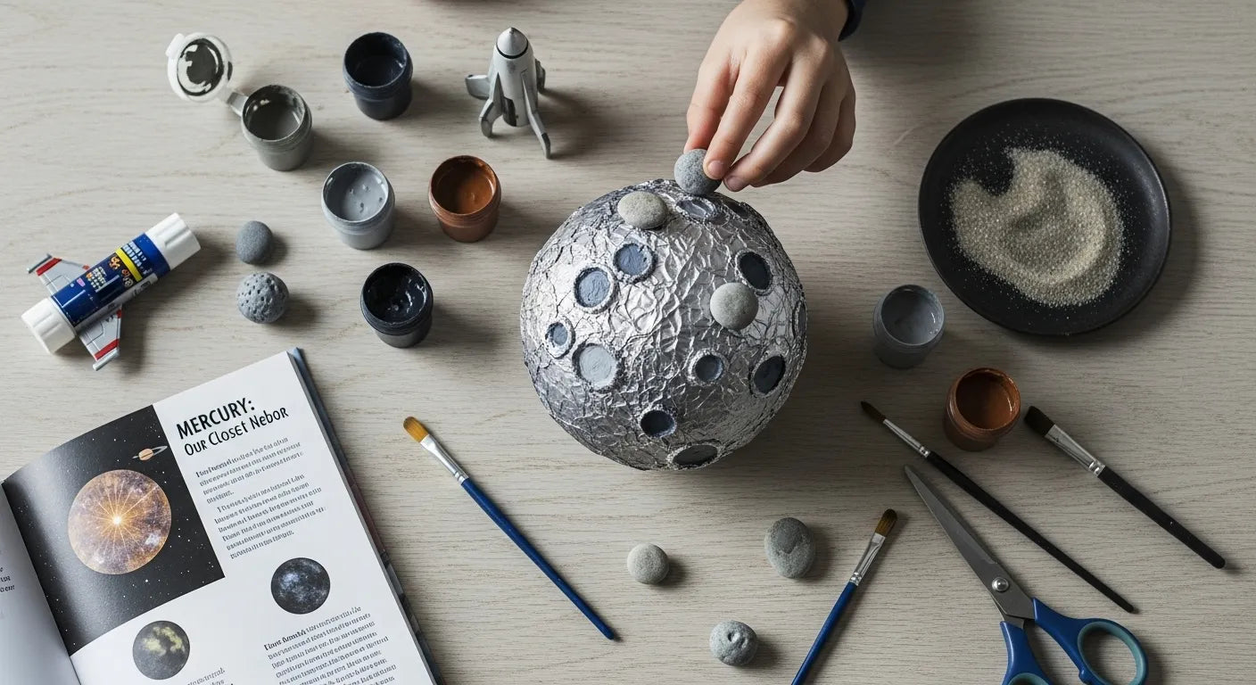 Mercury Crafts for Kids: Exploring Our Closest Neighbor | I'm the Chef Too