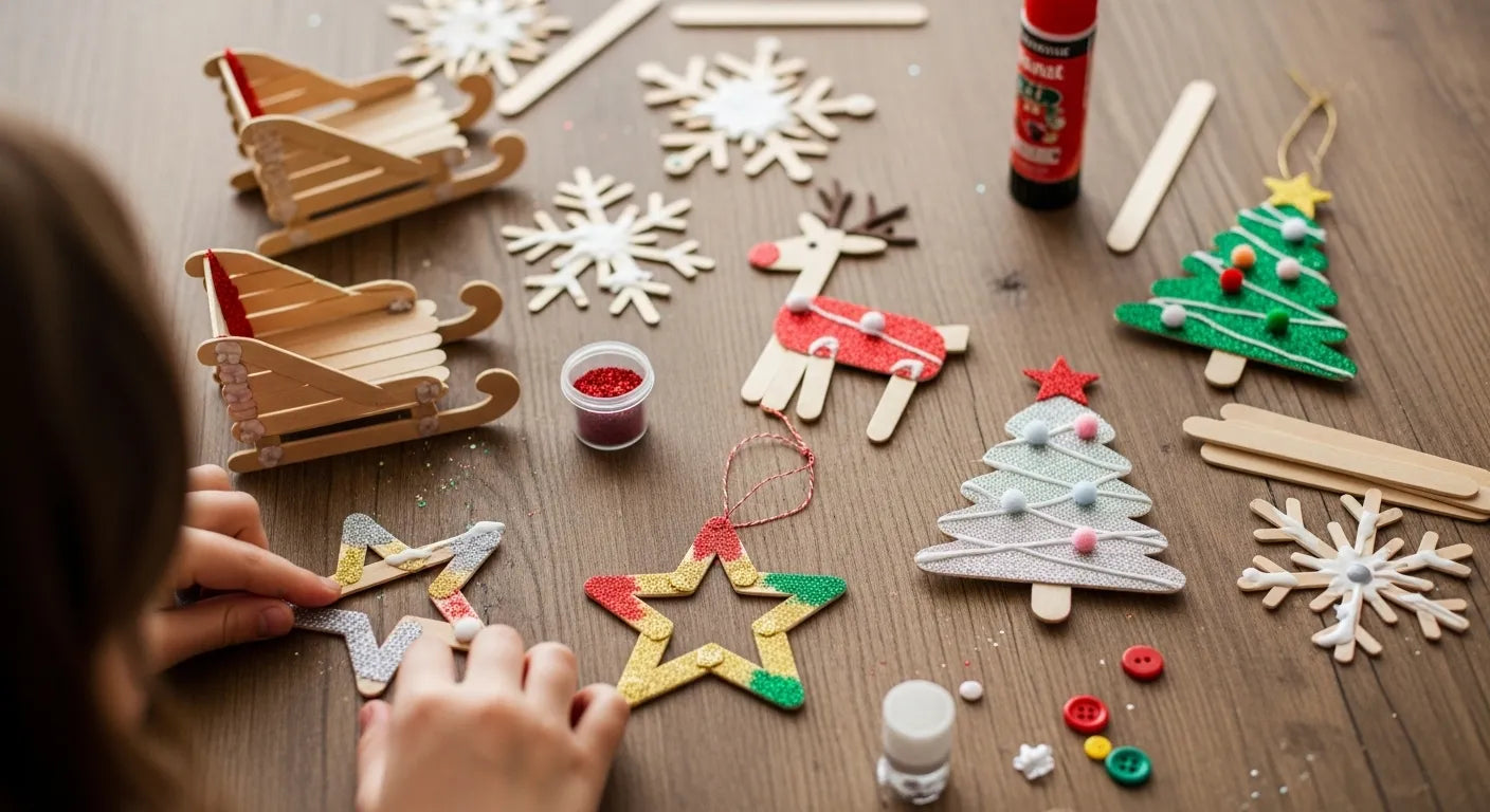 Merry & Bright: Christmas Crafts for Kids with Popsicle Sticks | I'm ...