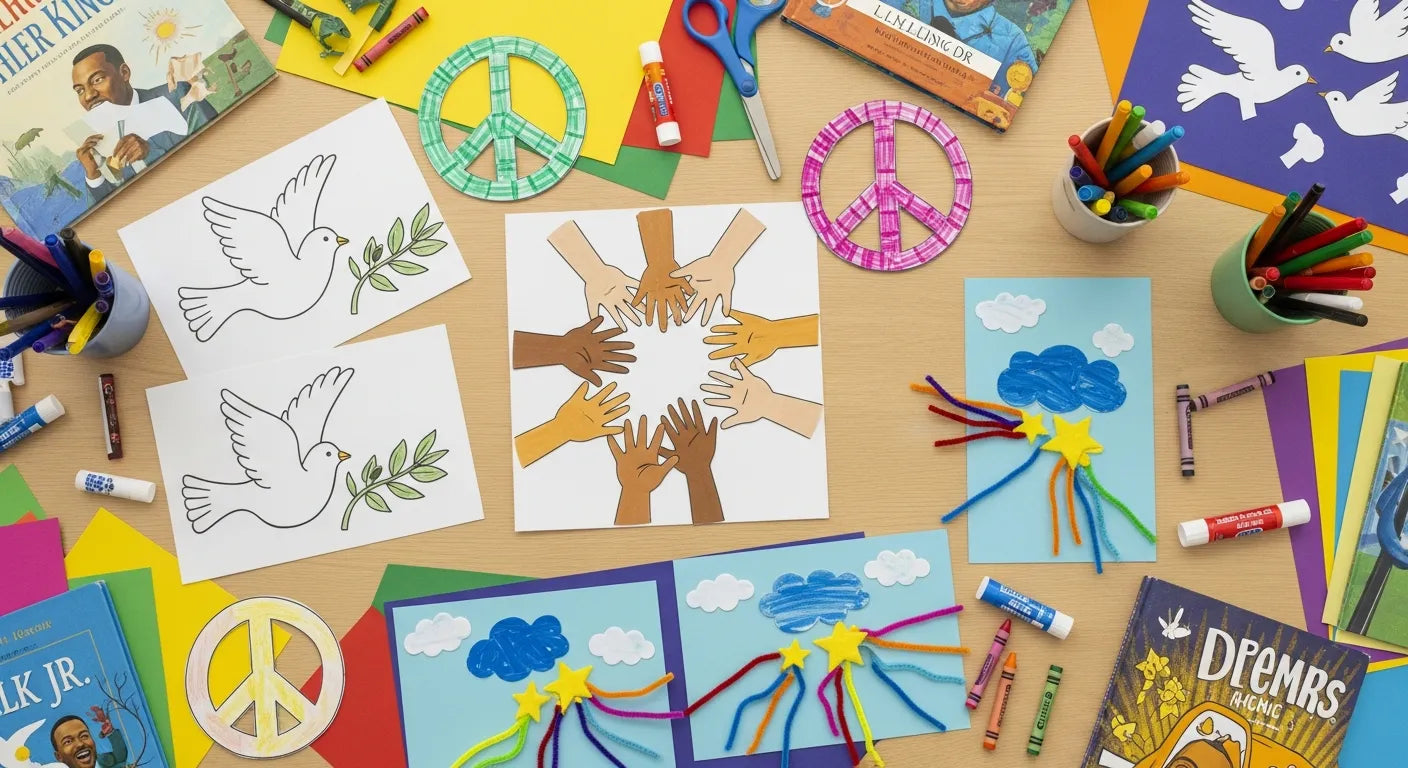 MLK Crafts for Kids: Inspire Peace & Dreams | I'm the Chef Too