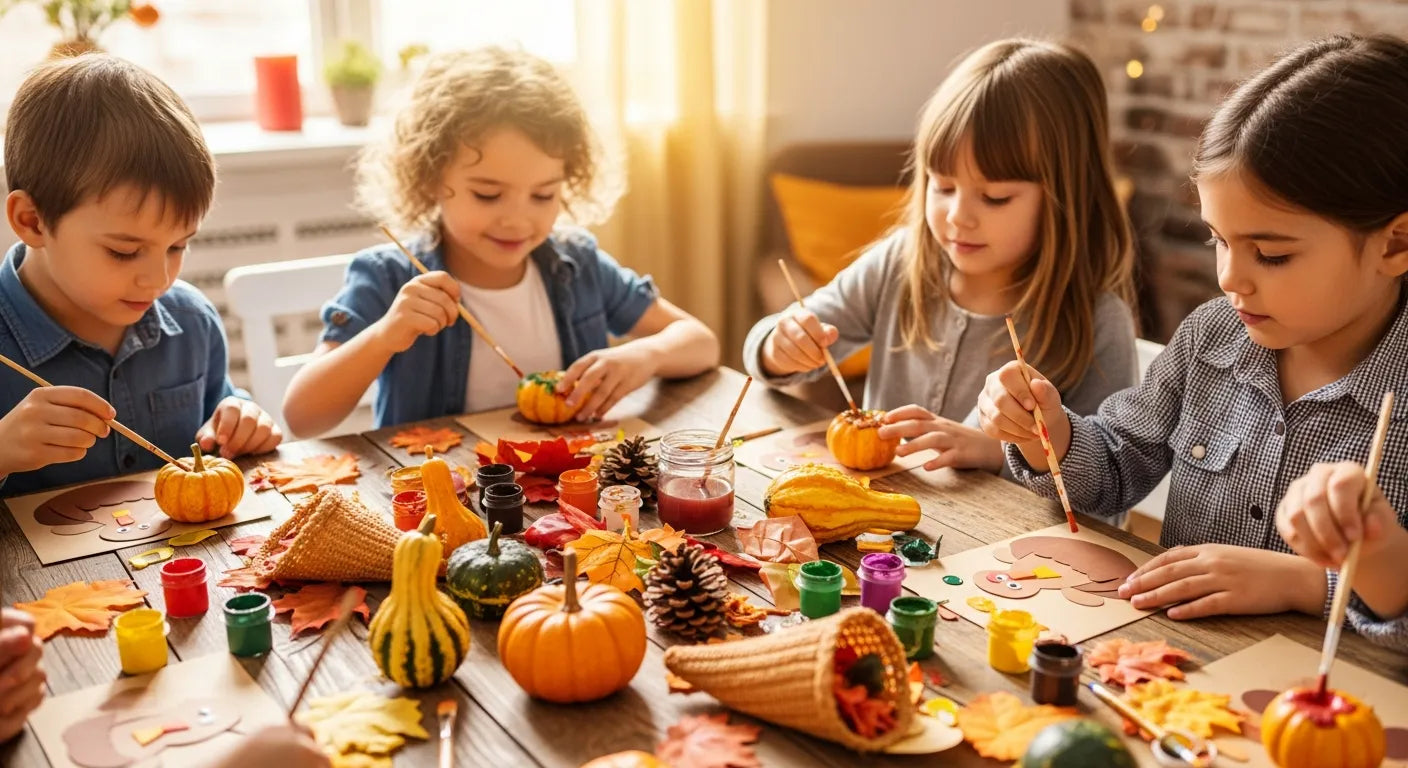 Painting Thanksgiving Crafts for Kids: Easy & Fun Ideas | I'm the Chef Too