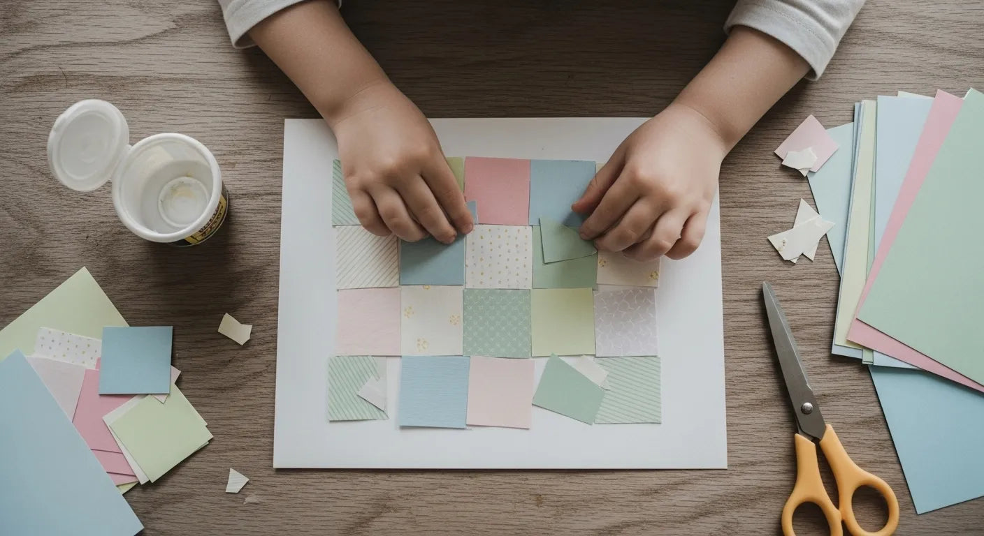 Paper Quilt Craft for Kids: Creative Learning Fun | I'm the Chef Too